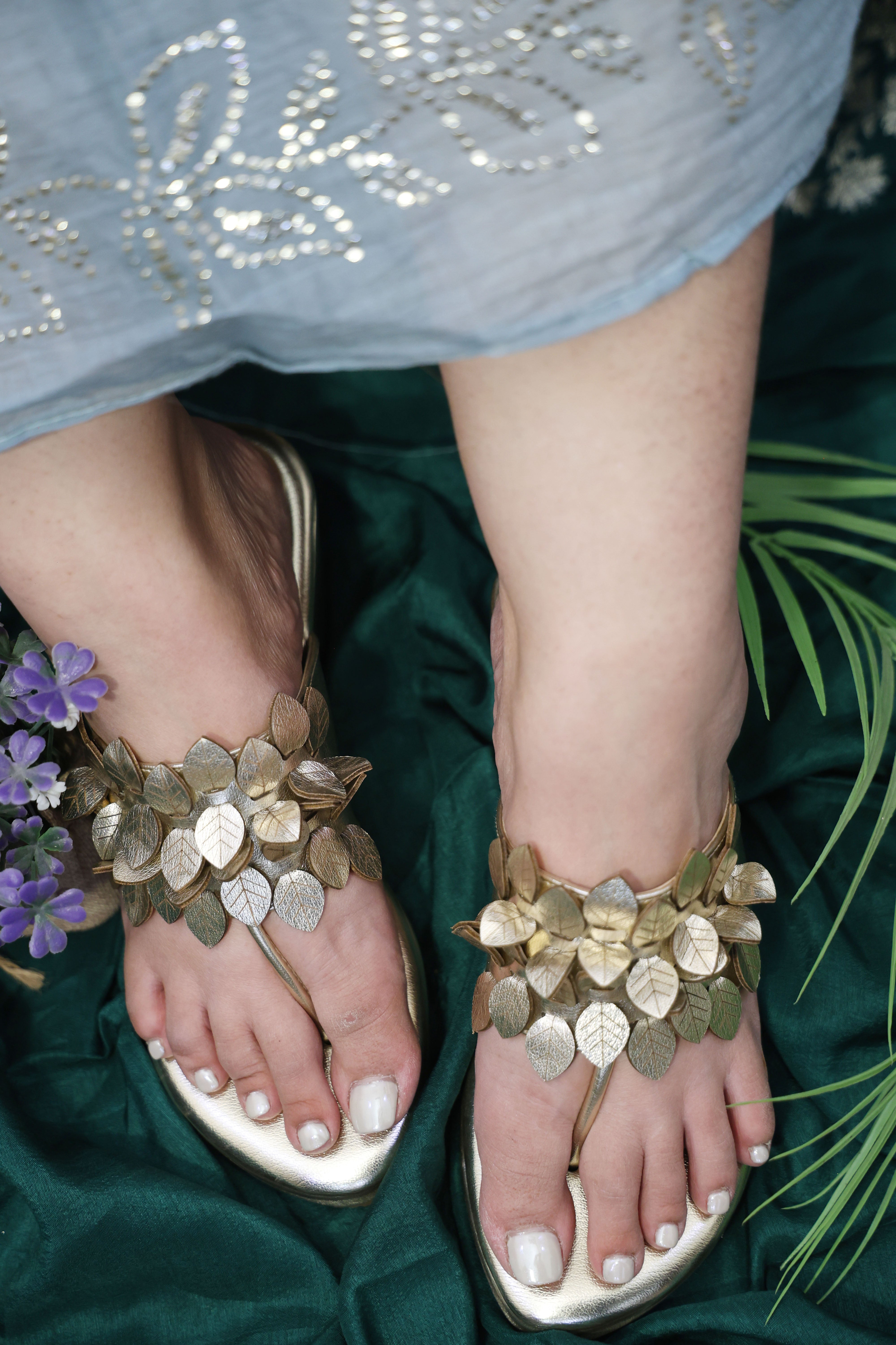 Golden Leaf Wedges TT95 – TheTipToes